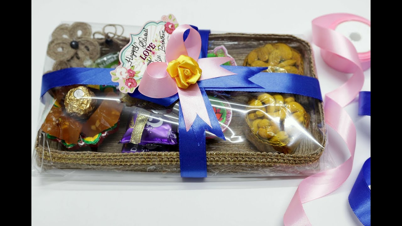 Gift Basket from waste materials || DIY Gift warp Idea || Diwali Diya ...