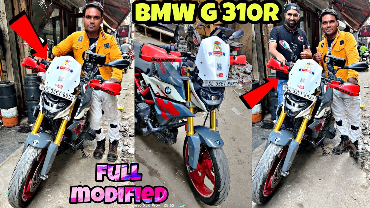 bmw 310 r modification | bmw g310r touring modified | bmw G310 R - YouTube