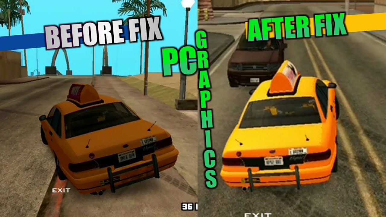 Fix Lighting Vehicles - PC Graphics Update - GTA SA Mobile - YouTube
