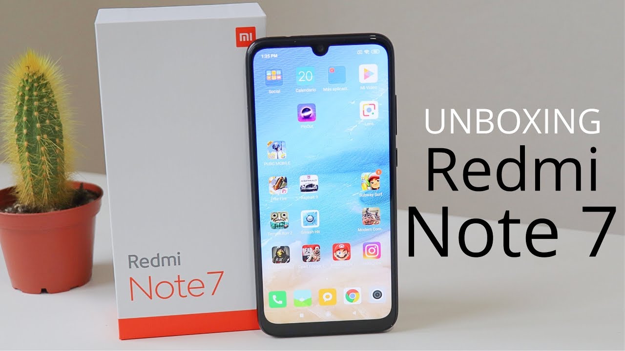 Xiaomi Redmi Note 7 Unboxing para Latinoamérica Versión Global🔥 - YouTube