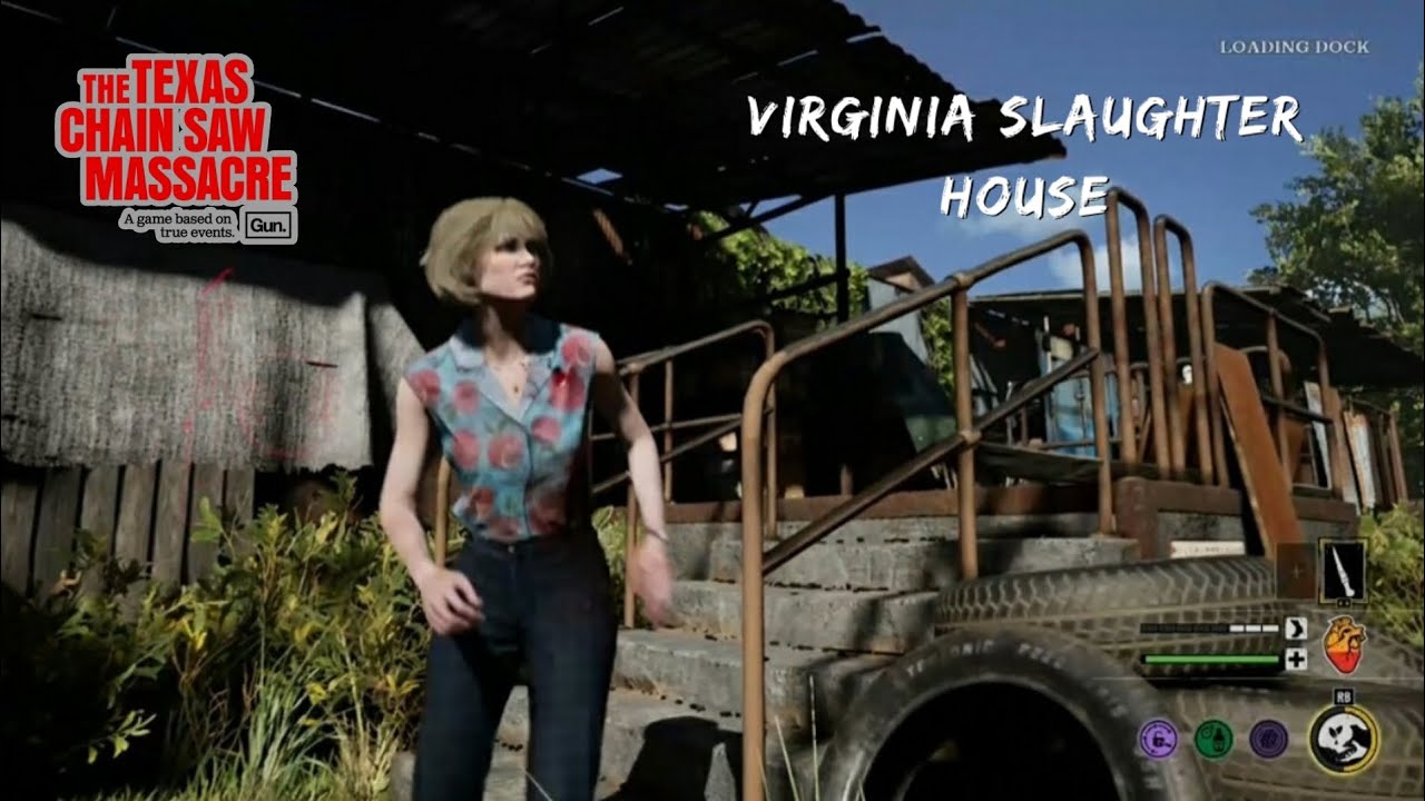 Texas Chain Saw Massacre Virginia Slaughter House Gameplay🖤 - YouTube