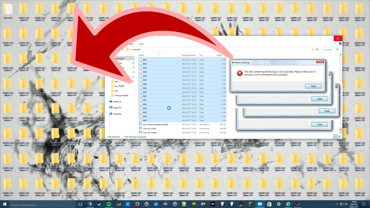 VIRUS PACK - Fun Virus and Windows Killer - YouTube
