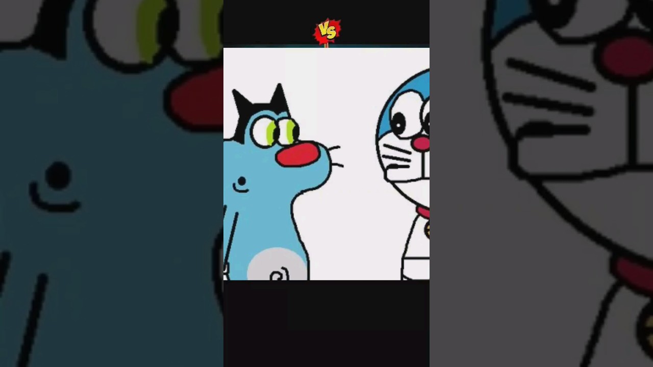 DORAMON vs Oggy and cockroaches #doraemon #oggyandthecockroaches - YouTube