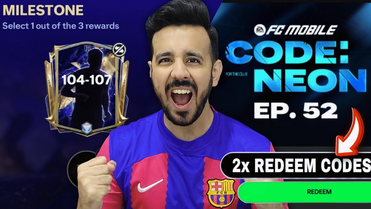 2x REDEEM CODES ! 104-107 HONORABLE MILESTONE & NEW FC MOBILE EVENT ⏳️ - YouTube