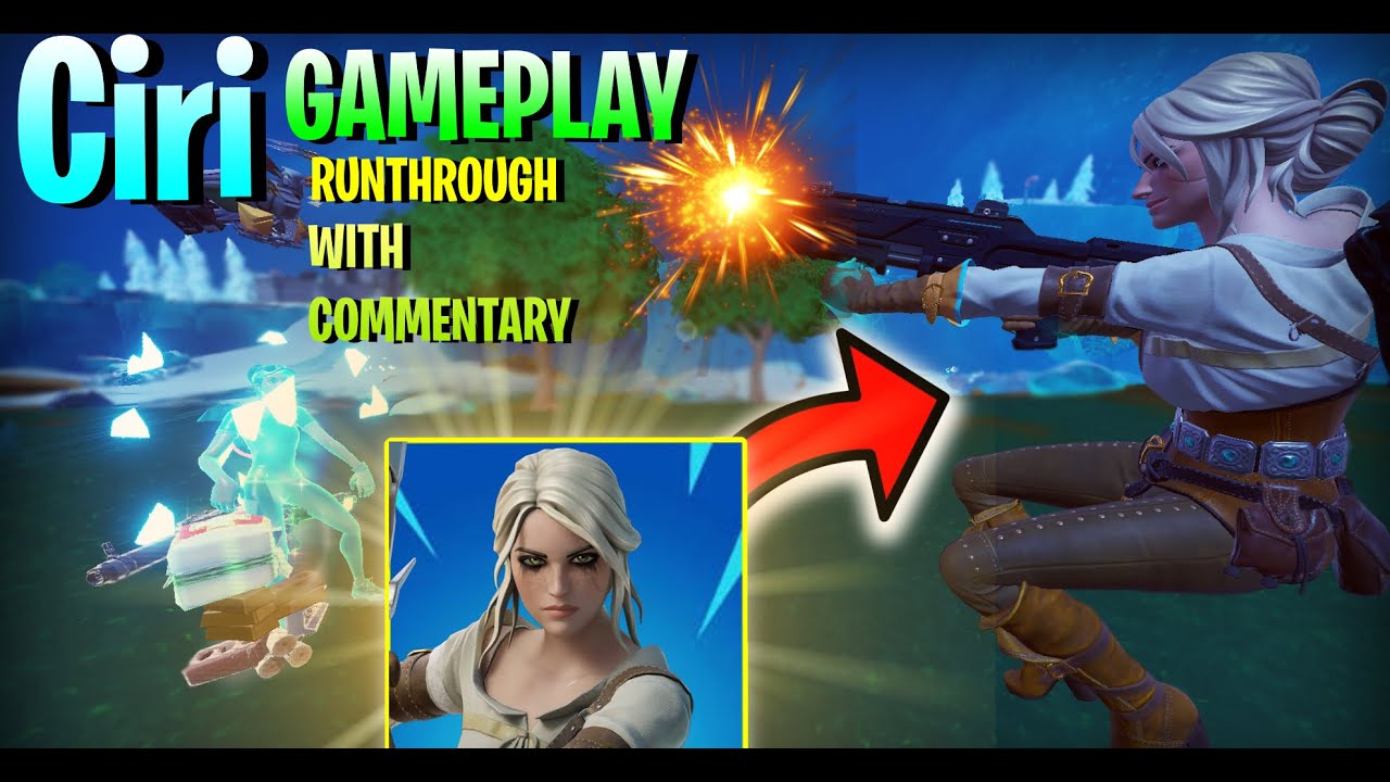 First-Time Commentary on *NEW* Ciri Skin Gameplay Runthrough - YouTube