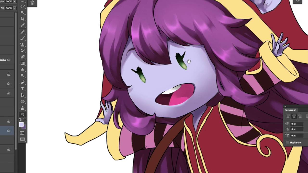 League of Legends - Lulu [ Speed Painting ] - YouTube