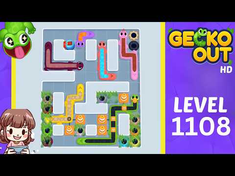 Gecko Out Level 1108 Solution Walkthrough