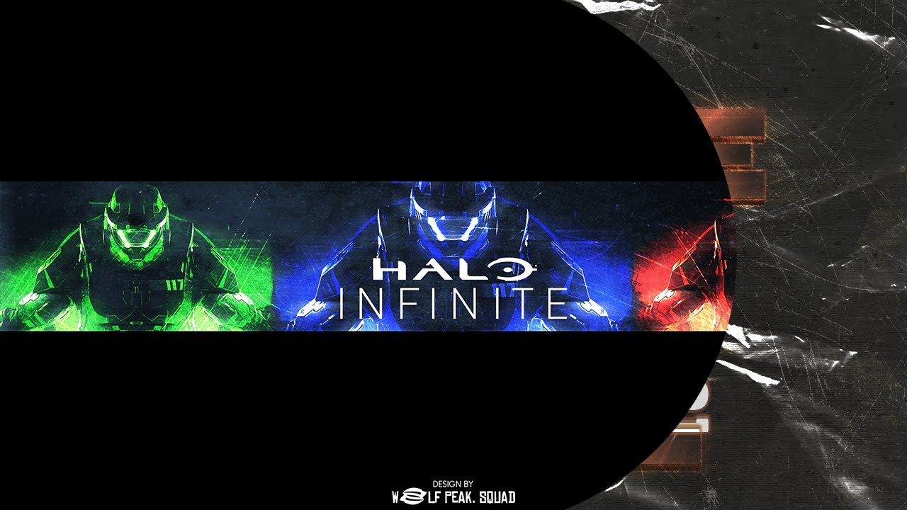 [FREE] Halo Infinite YT Banner (Speed Art/Download/.PSD Template) | WPS ...
