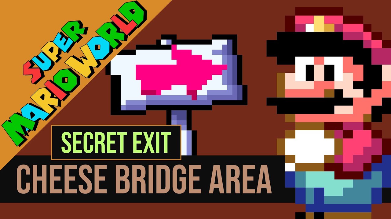 Secret Exit of Cheese Bridge Area | Super Mario World (SNES) | Video ...