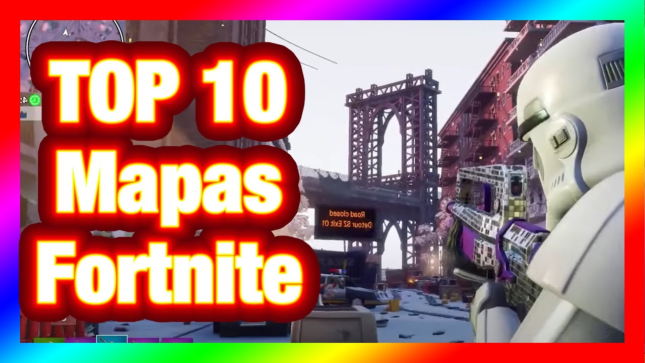 Top 10 MAPAS de FORTNITE QUE NO CONOCIAS en MODO CREATIVO con CODIGOS ...