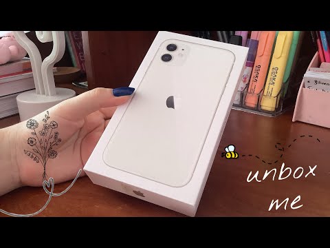 iPhone 11 256 GB Beyaz Renk Kutu Açılımı 📱