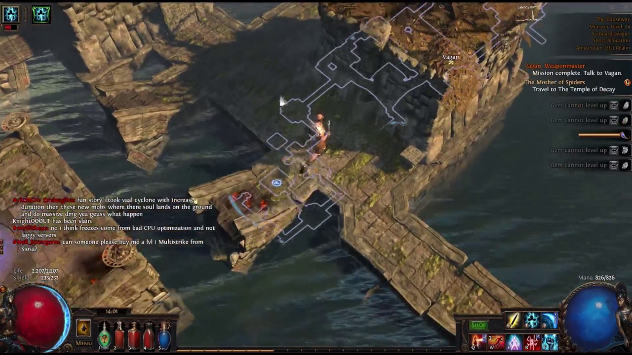 Path of Exile Finished act 7 now Grind The Temple Of Decay for 10 more ...
