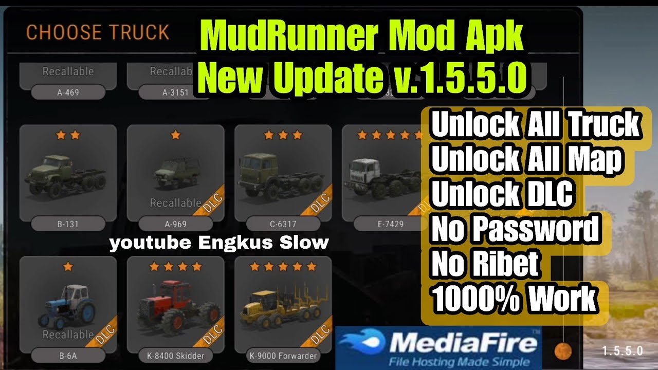 MudRunner Mod Apk 2024 version 1.5.5.0 - YouTube