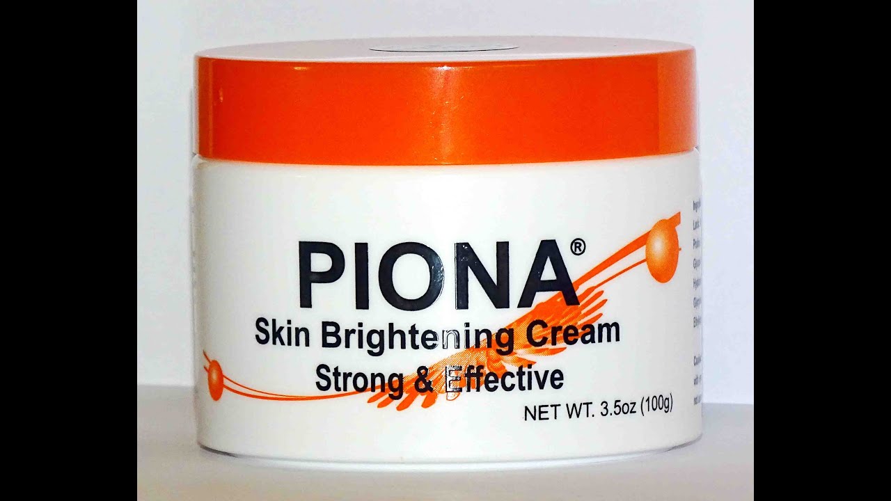Piona Bleaching Cream - YouTube