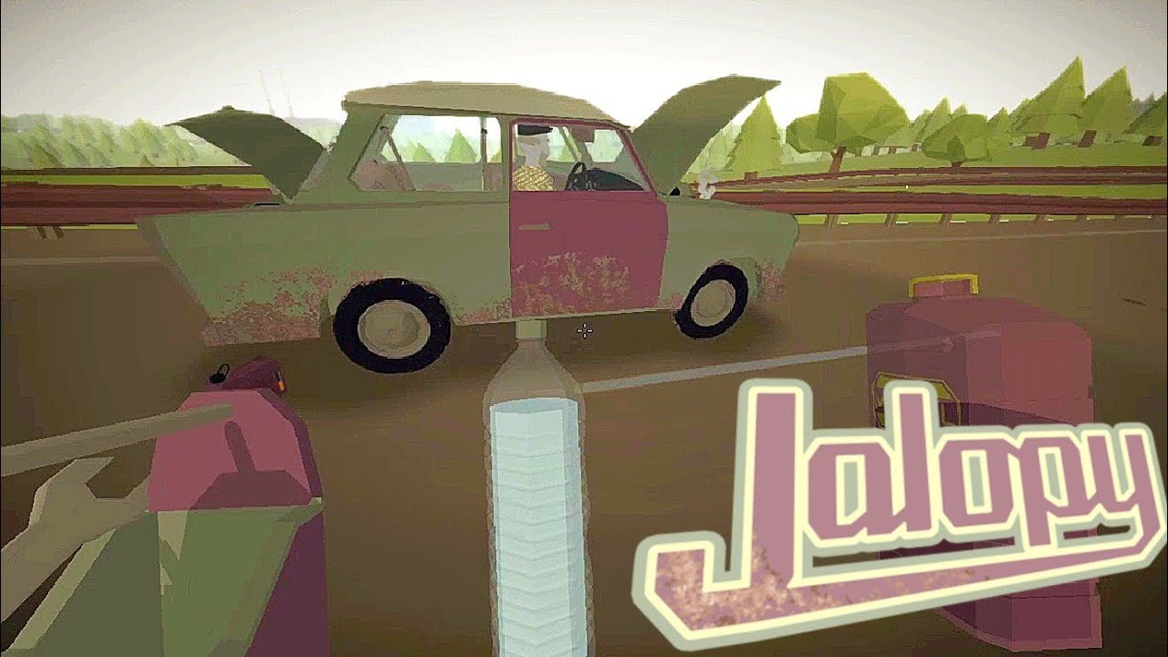 My car broke down on the road in Jalopy - YouTube