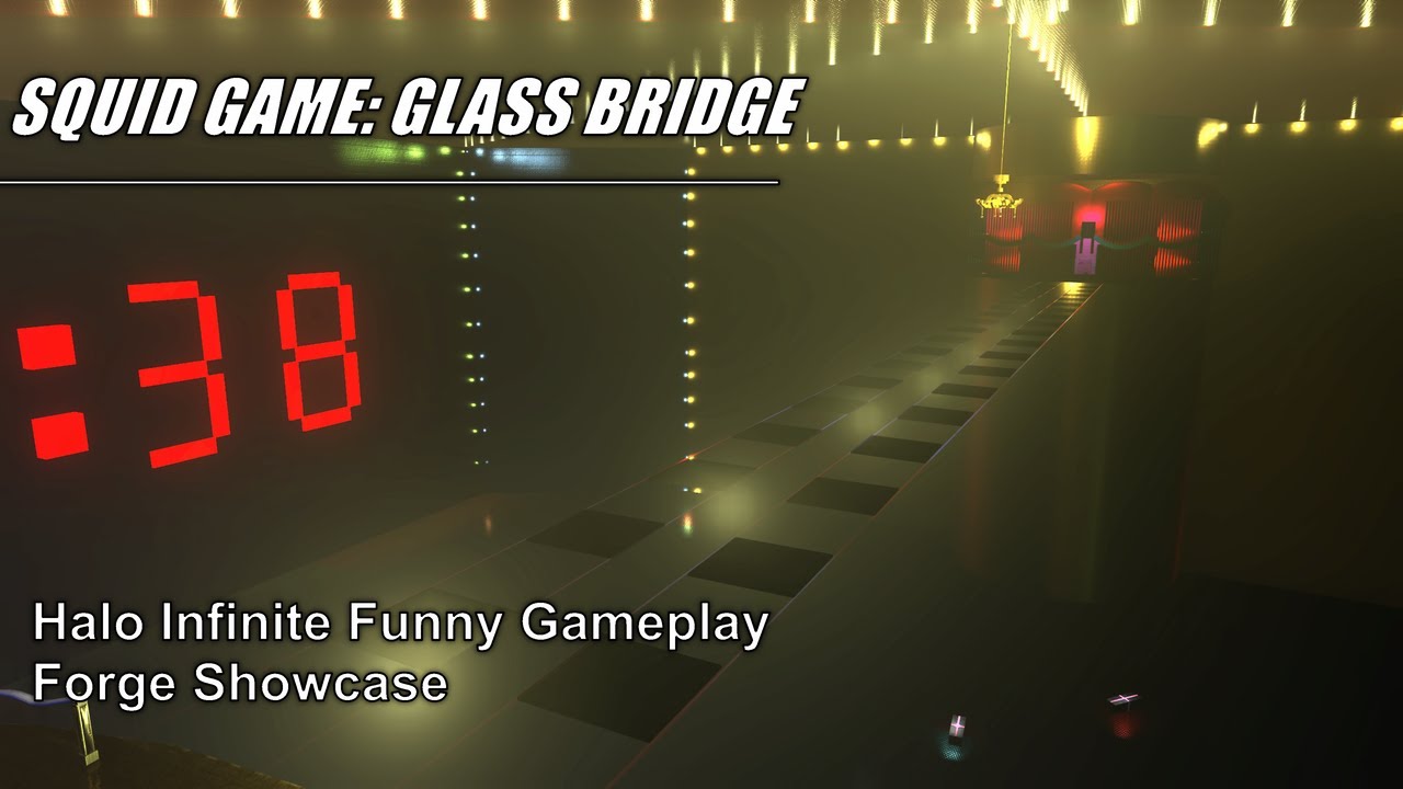 Halo Infinite Glass Bridge Custom Game (Squid Game Funny Gameplay ...