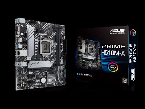 ASUS PRIME H510M-A 🎯 Motherboard Unboxing and Overview - YouTube