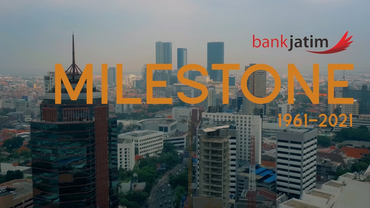 Milestone Bank Jatim 1961 2021 - YouTube