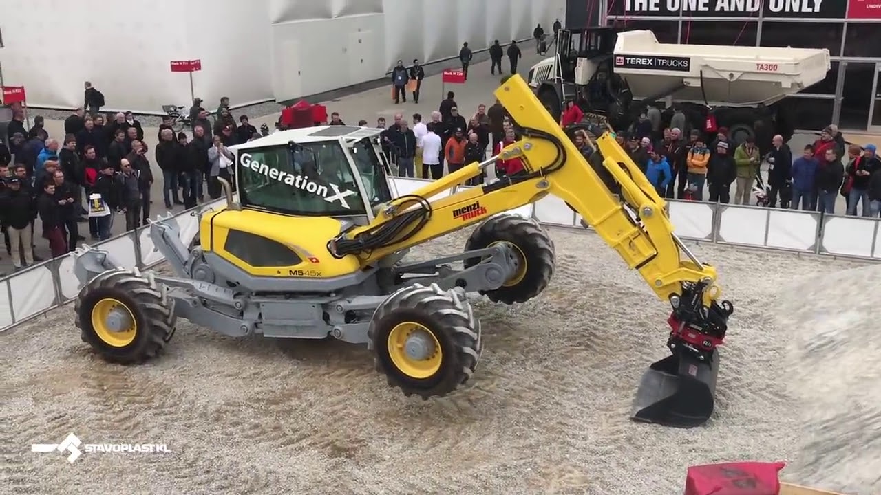 Menzi Muck DemoShow @Bauma 2019 Driver view Introduction of the Menzi ...