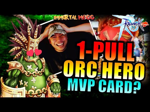 ORC HERO CARD STILL 50% CHANCE!! - RAGNAROK M CLASSIC - YouTube
