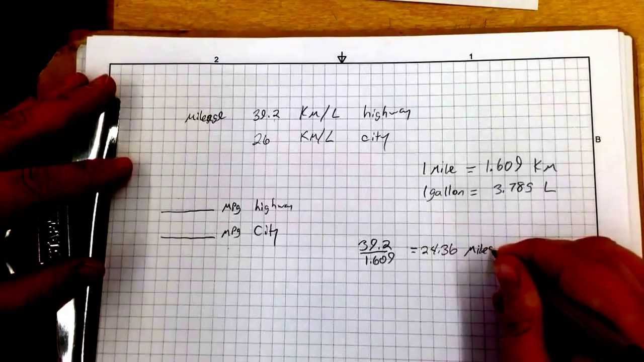IED Activity 3 2 How To Convert Car Mileage Km l To Mpg YouTube IED Activity 3 2 How To Convert Car Mileage Km l To Mpg YouTube