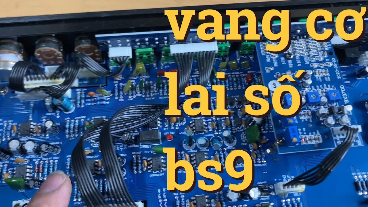 vang cơ lai số BS9 dsp digital echo + reverb cao cấp - YouTube