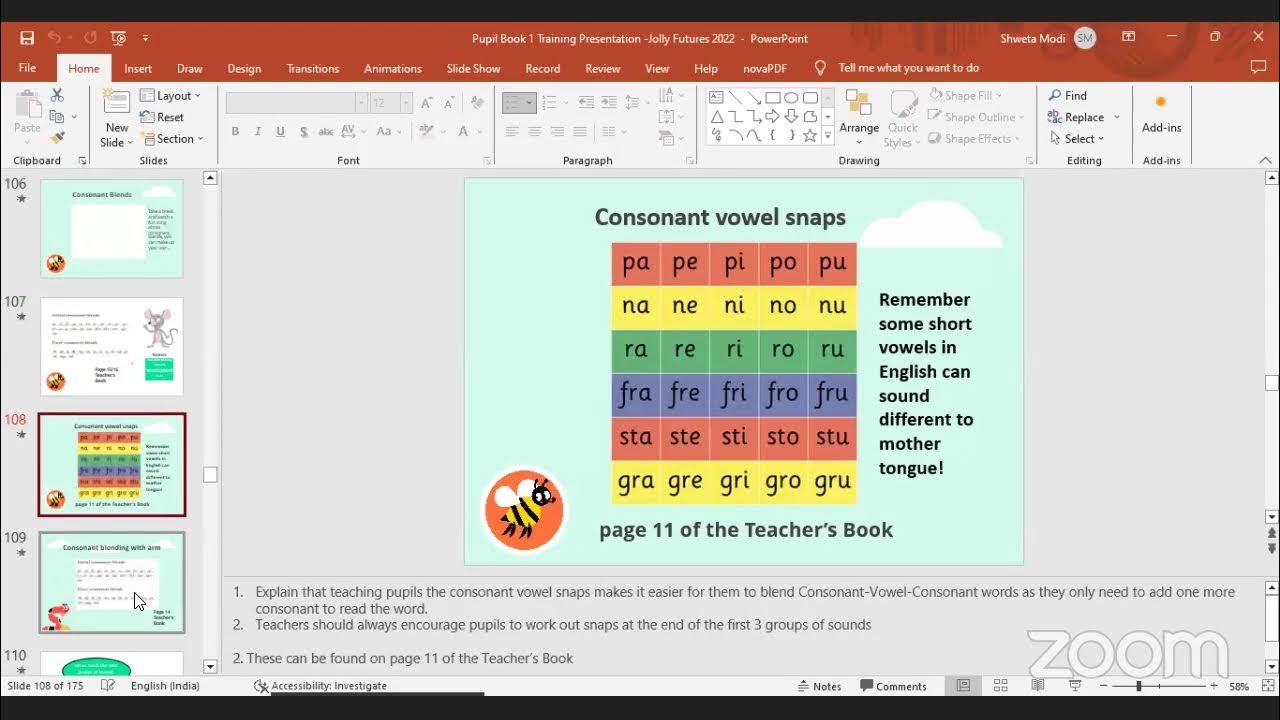 What is Blending and Sounding | Tricky words | 42 sounds and actions ...