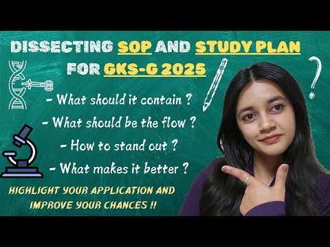 GKS-G 2025 : Dissecting the Personal Statement and Study Plan - A Whole ...