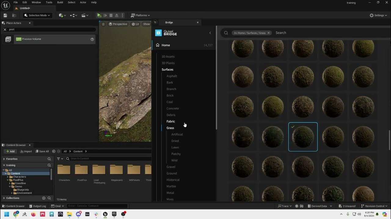 Learning to use Megascans in UE5 - Beginner's Lesson - YouTube