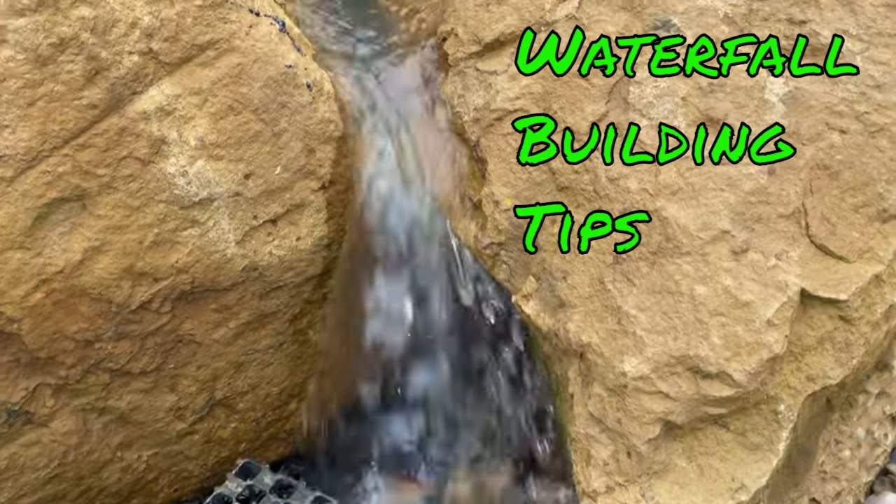 Waterfall Building Tips (making water flow over the big rocks) - YouTube