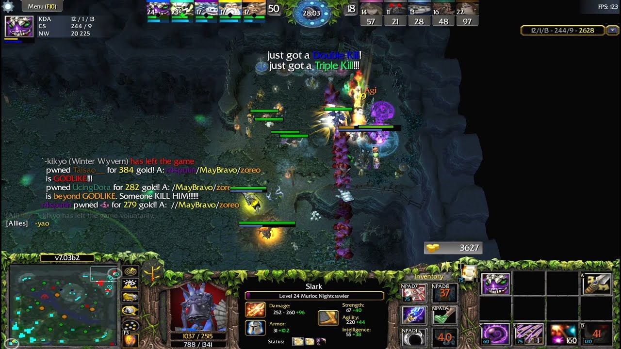 DOTA 1 Slark Murloc Nightcrawler Beyond GODLIKE #29 - YouTube