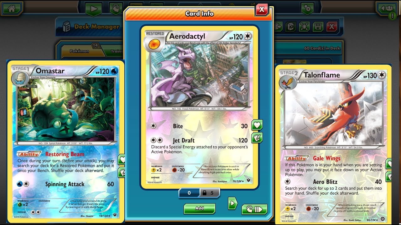 Friday Rouge Deck - Aerodactyl/Omastar BREAK/Talonflame! - YouTube