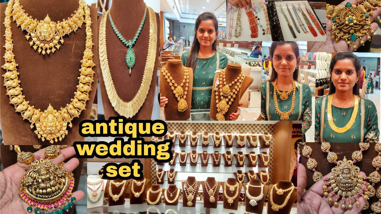 5grams antique bead necklace/4savaran necklace 7 savaran haram royal ...