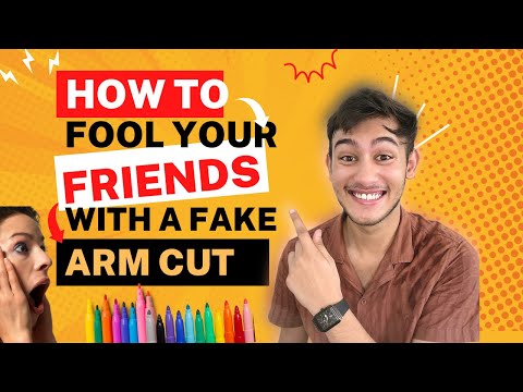 How To make Fake hand cut ☺...try this easy method - YouTube