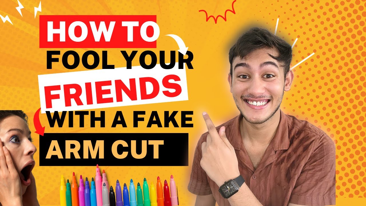 Prank Tutorial: Fool Your Friends with a Fake Arm Cut - Easy DIY Method ...