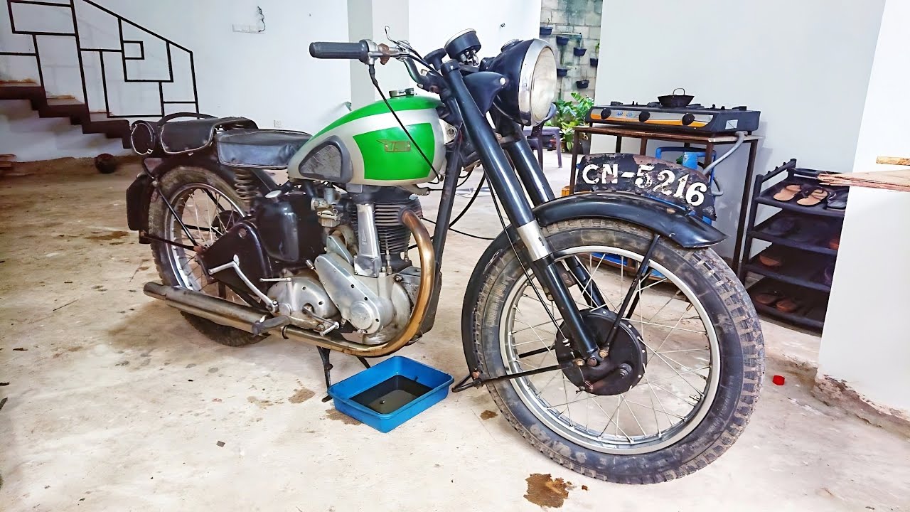1949 BSA Z B31 Motorcycle Engine Repair | Will It Run After 5 Years ...