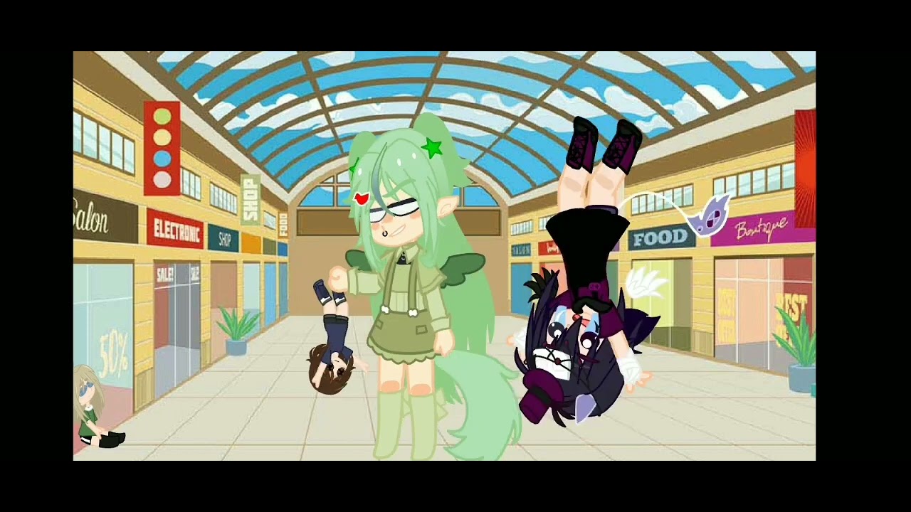 Mint and Echo's day at the MaLL // Gacha Club // Posted and Created By ...