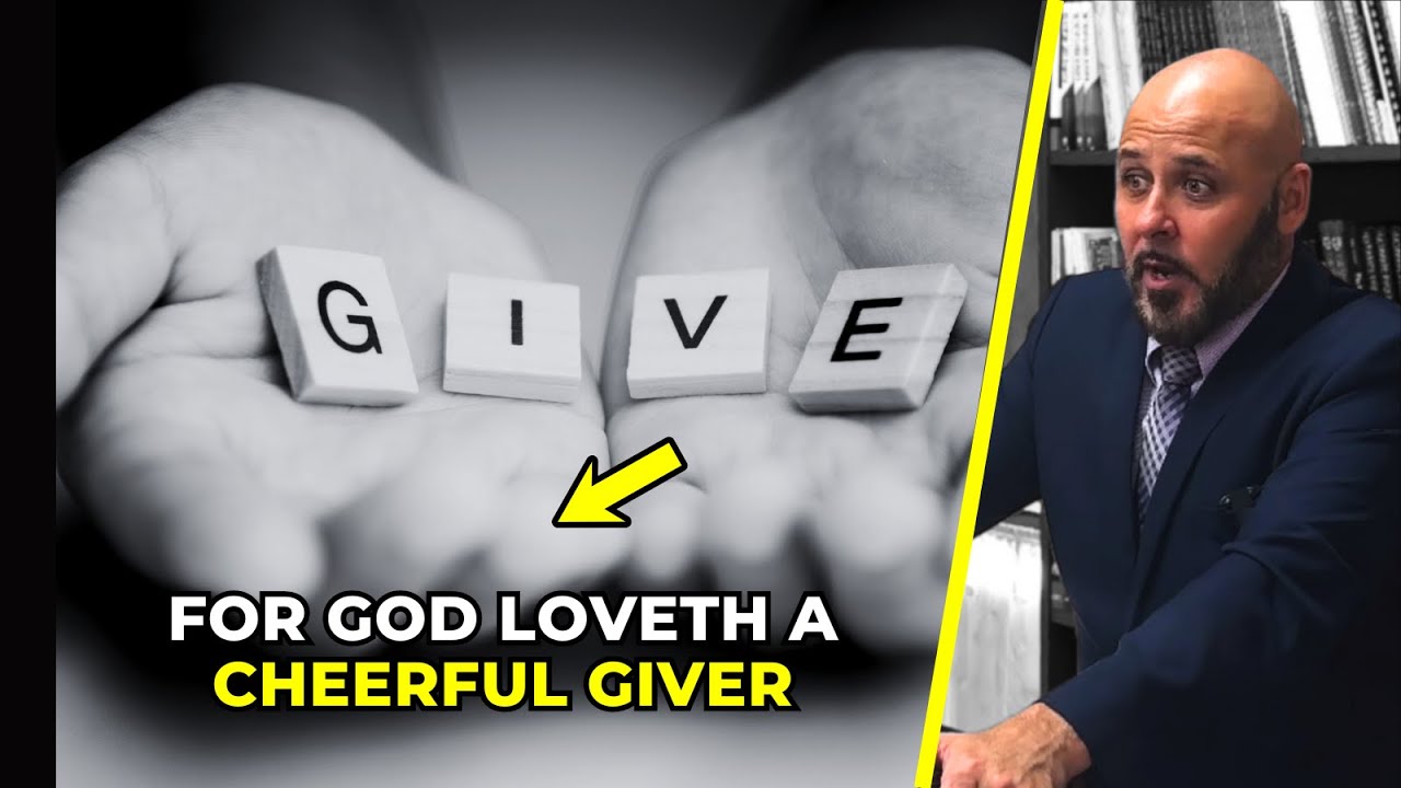 YOU'RE EITHER GIVING CHEERFULLY OR GRUDGINGLY | Which one is it? - YouTube