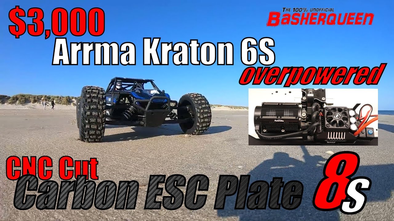 Basherqueen's Strato 8S - Build EP 1 - CNC Machining Carbon ESC Adapter ...