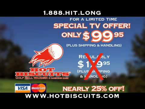 Hot Biscuits Golf Ball Warmer Infomercial :60 - YouTube