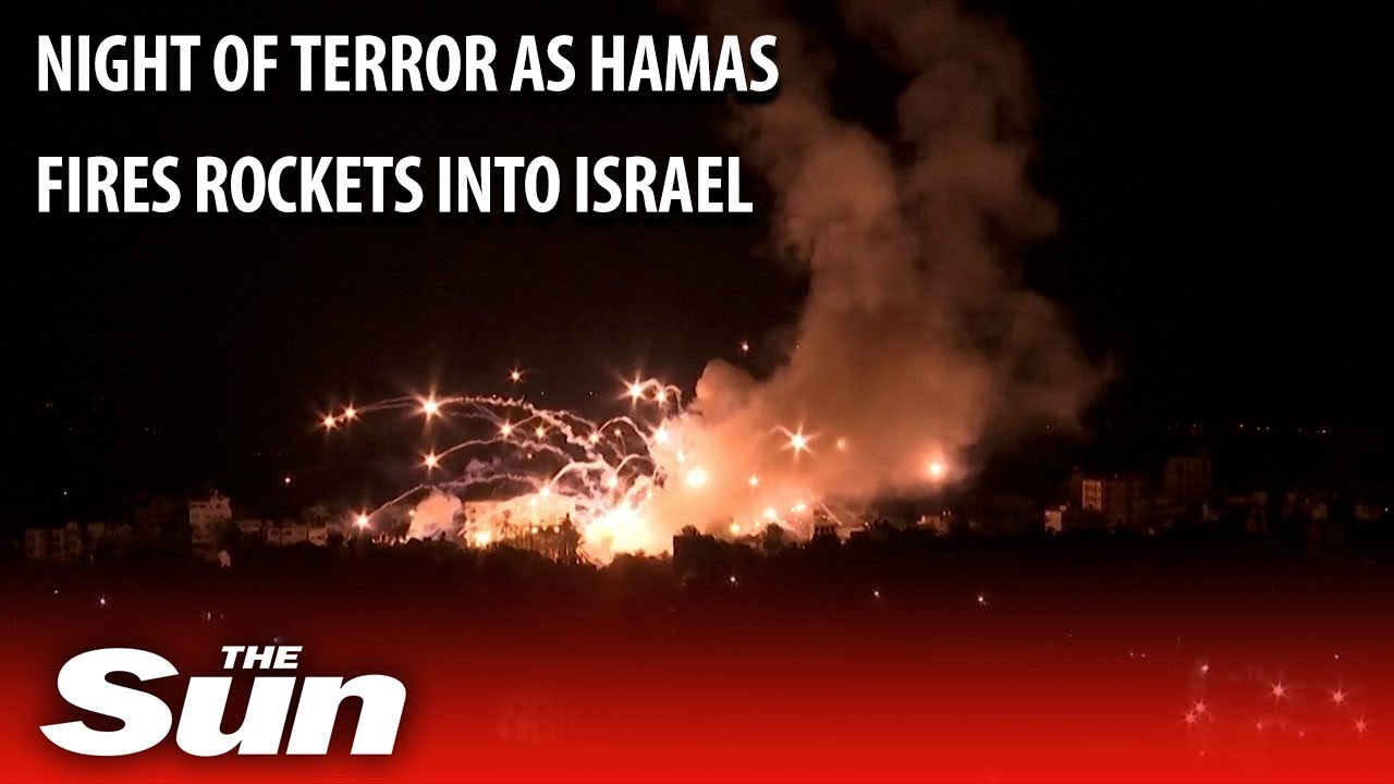 Night of terror: Hamas 'fires 150 rockets' toward Tel Aviv, Israel ...