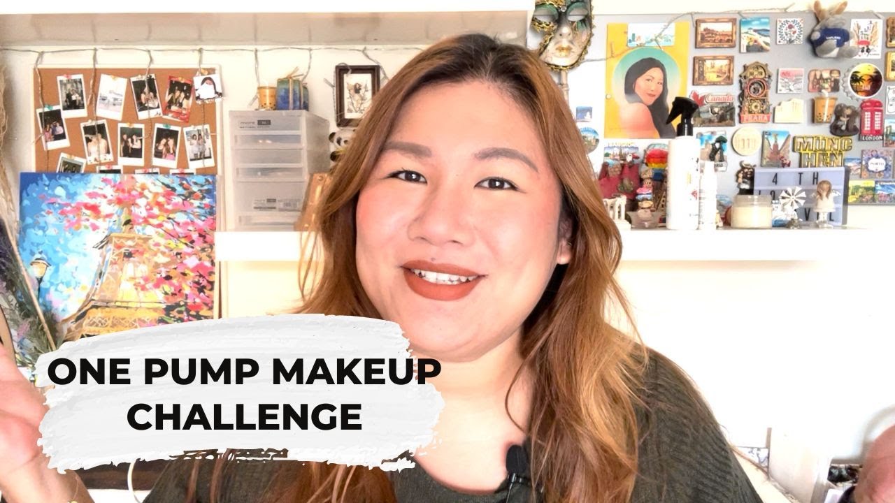 One Pump Makeup Challenge - YouTube
