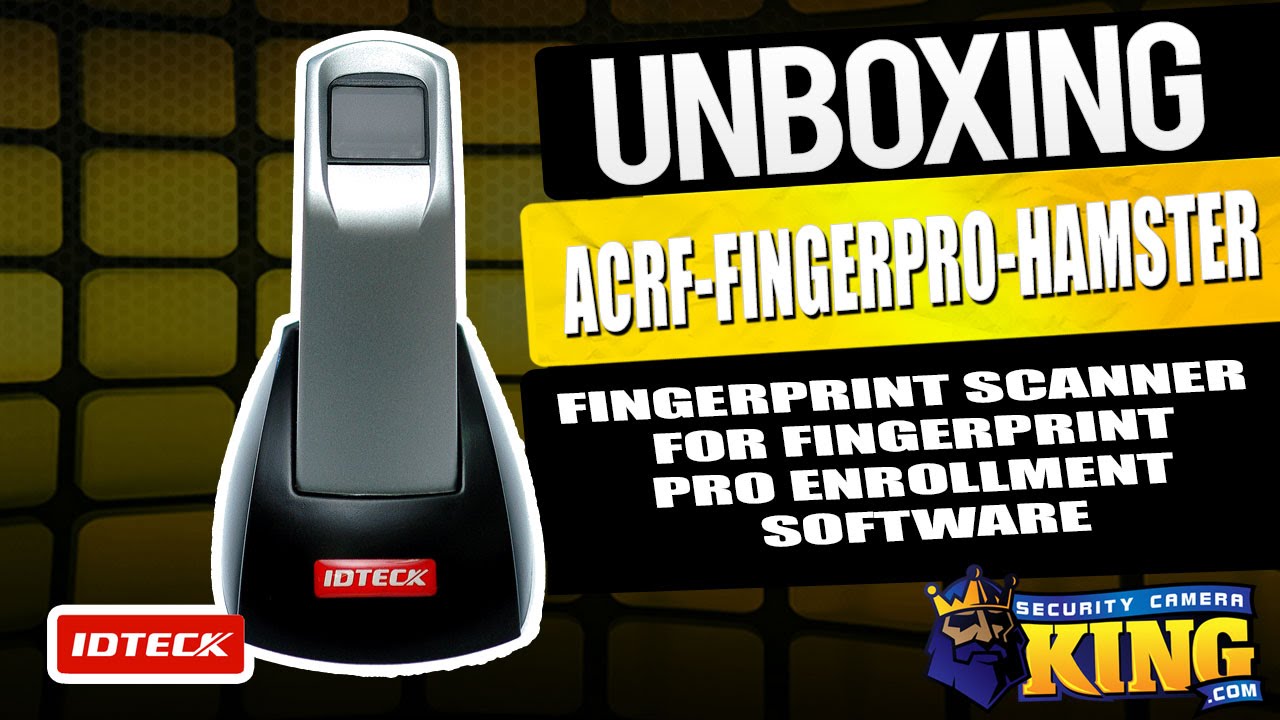 Unboxing - Fingerprint Scanner for Fingerprint Pro Enrollment Software ...