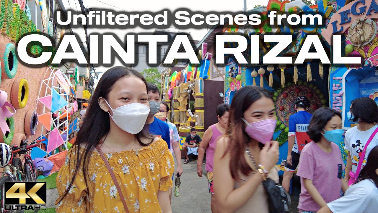 Real Life Unfiltered in CAINTA RIZAL Philippines - Walking Tour [4K ...