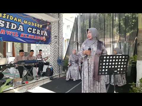 NASIDA CERIA - CIINAN BANA SHOLAWAT COVER LIVE PERFORMANCE VOC BUNDA LIS PURWATI