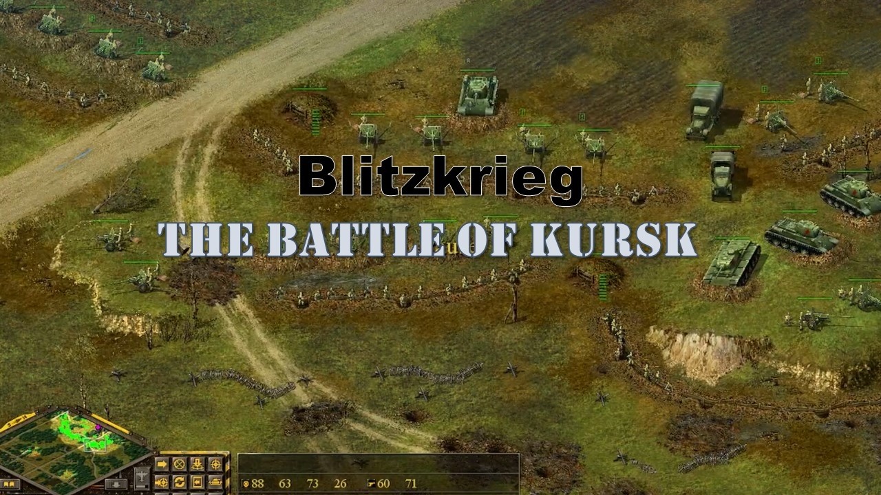 Blitzkrieg Soviet campaign "Kursk" (no commentary walkthrough) - YouTube