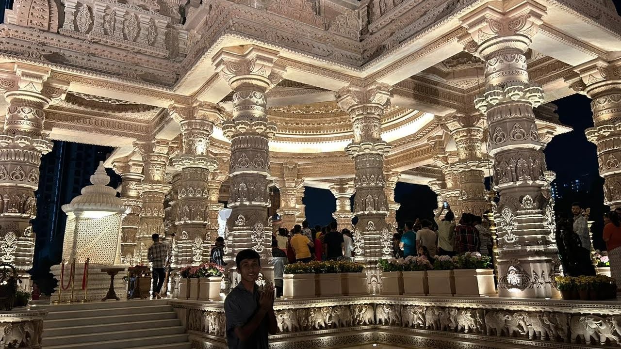 Thane first Iskcon temple // Good vibes // 🛕🙏🏻 - YouTube