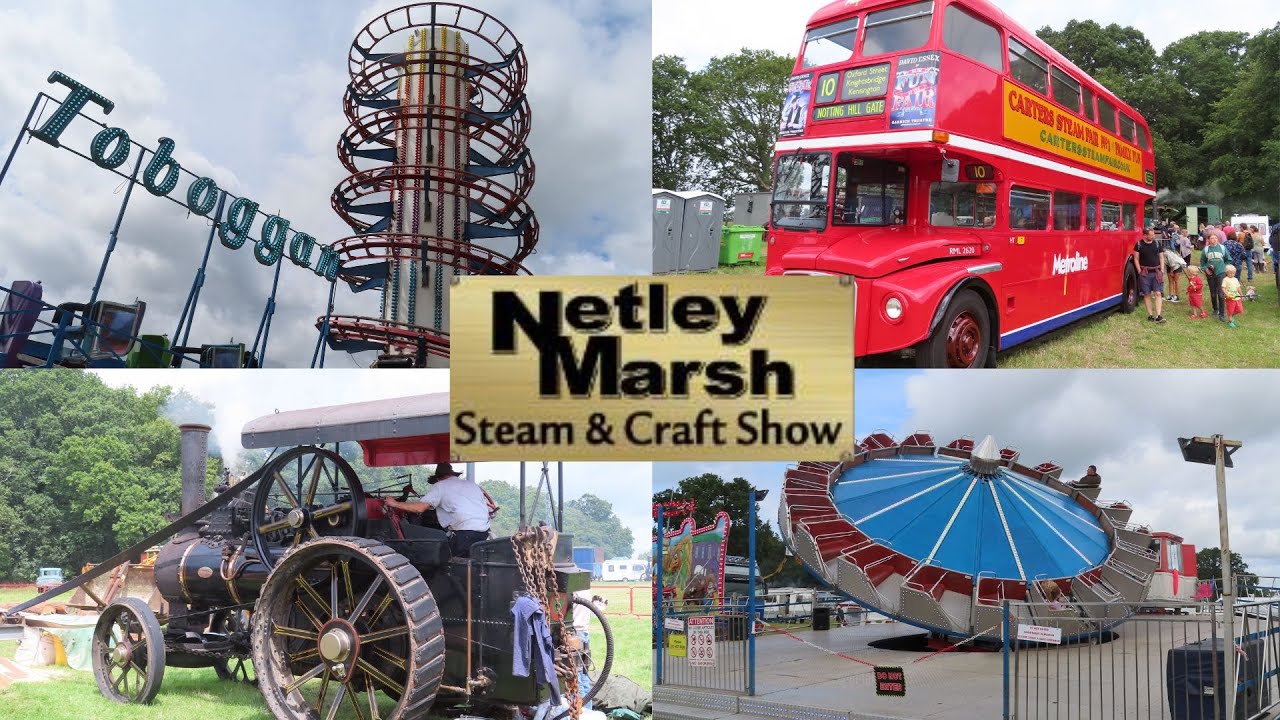 Netley Marsh Steam Fair 2023 - YouTube