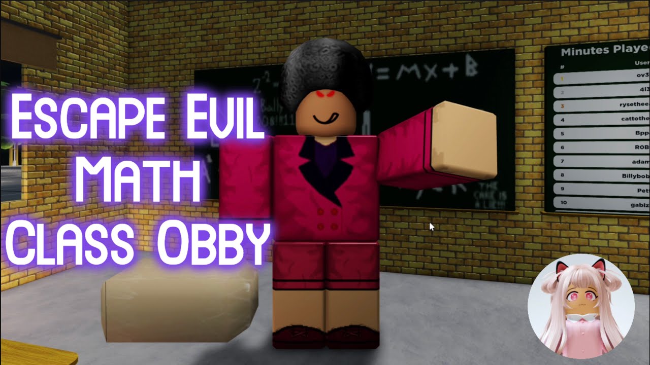 📚 Escape Evil Math Class Obby - Roblox Gameplay Walkthrough No Death [4K] - YouTube