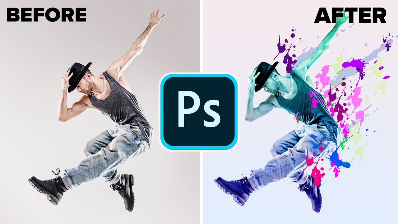 Make A Paint Splatter Effect With Custom Brushes In Photoshop YouTube make-a-paint-splatter-effect-with-custom-brushes-in-photoshop-youtube